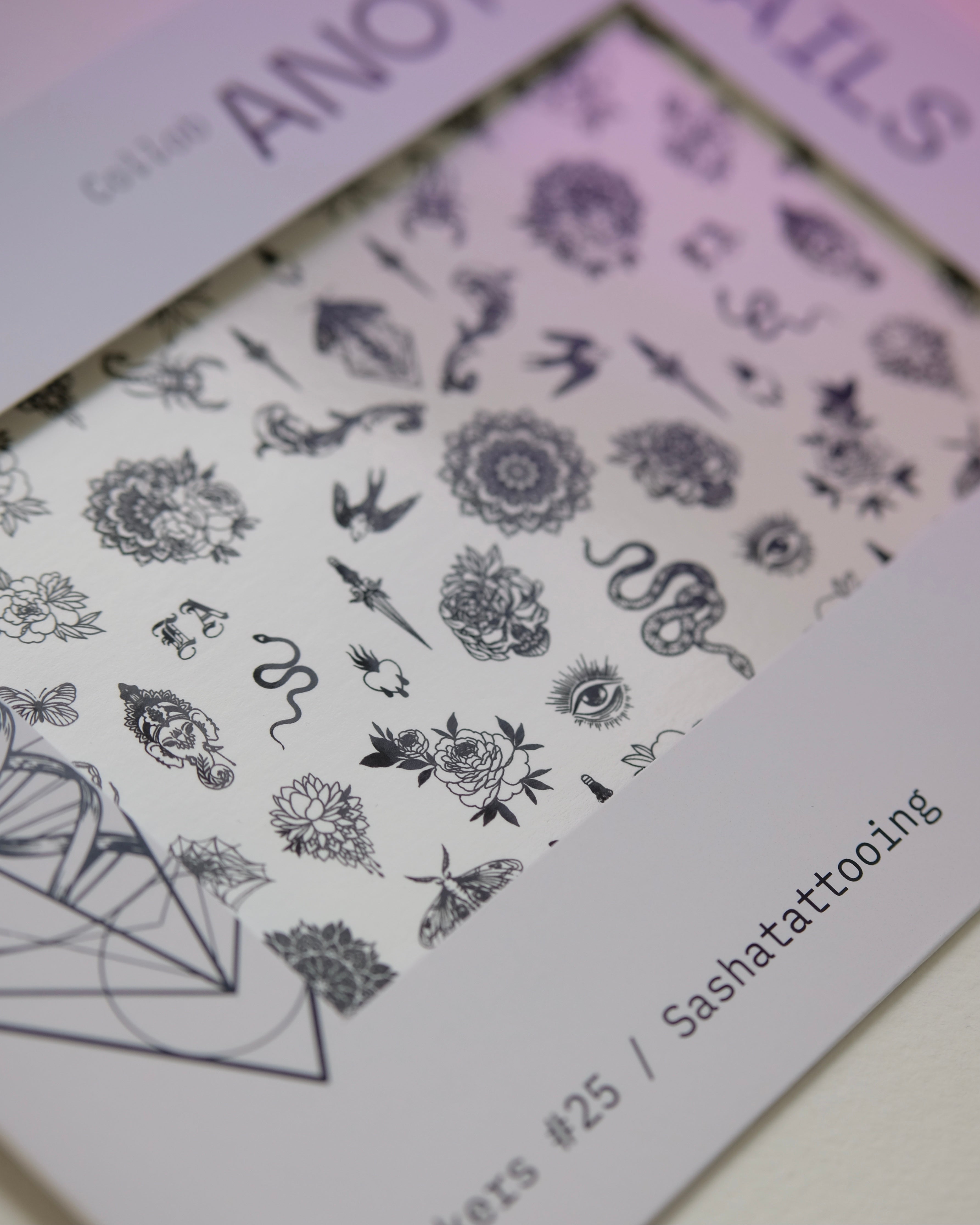 Nail ART Tattoo Set – By Sashatattooing