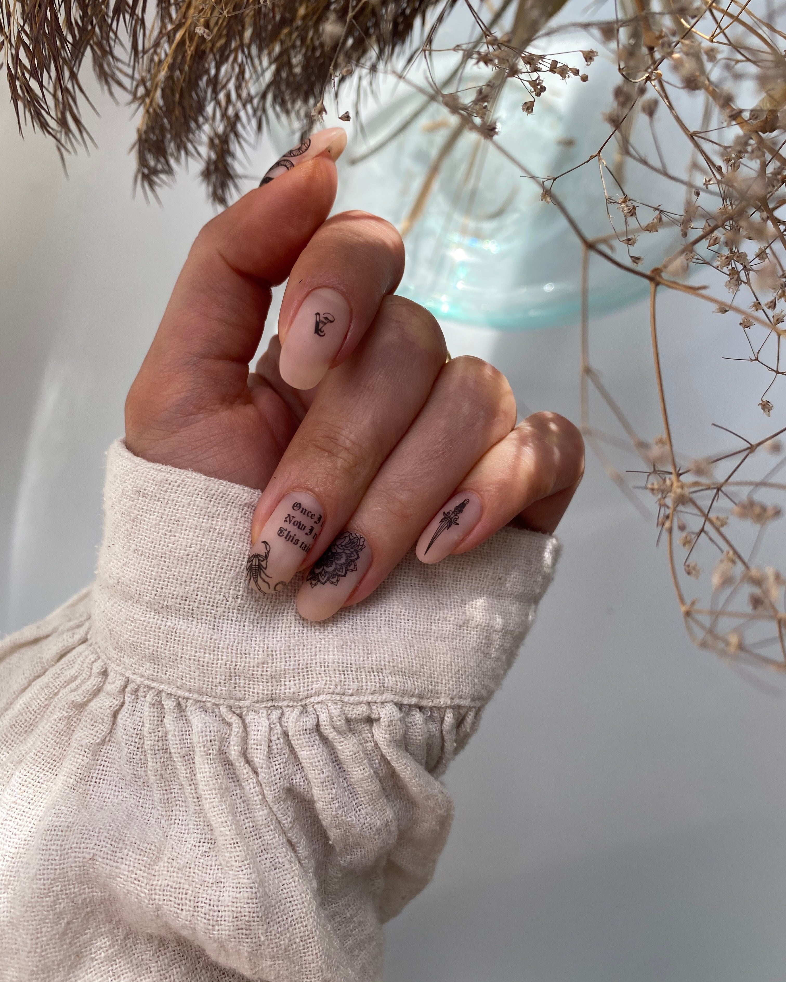 Nail ART Tattoo Set – By Sashatattooing