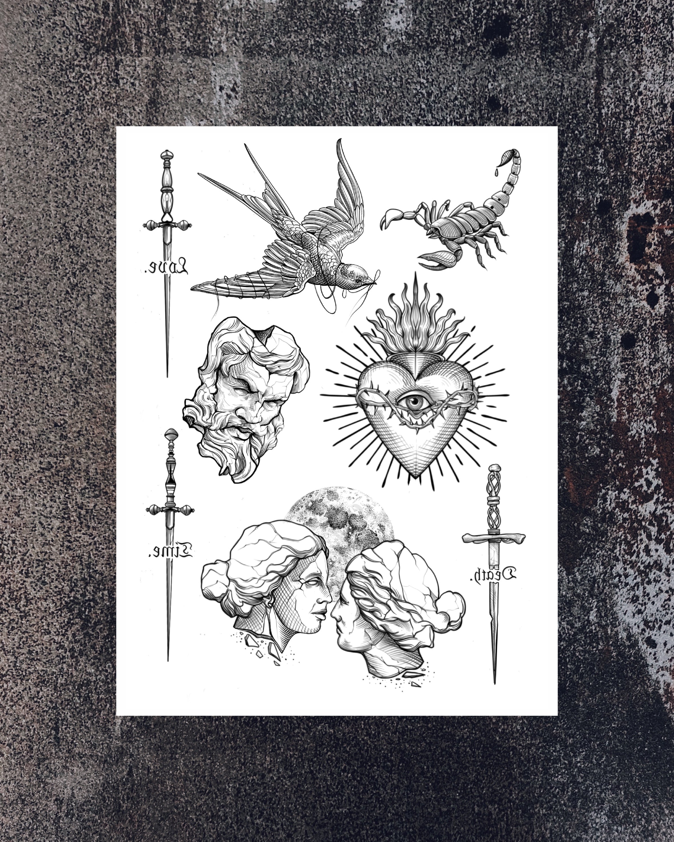 Lescrowtattoo Set – By Sashatattooing